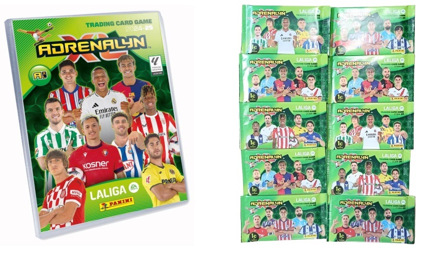 Don Cromo | Adrenalyn XL 2024 2025 Archivador vacío + 10 sobres Colección Panini | Correos Market