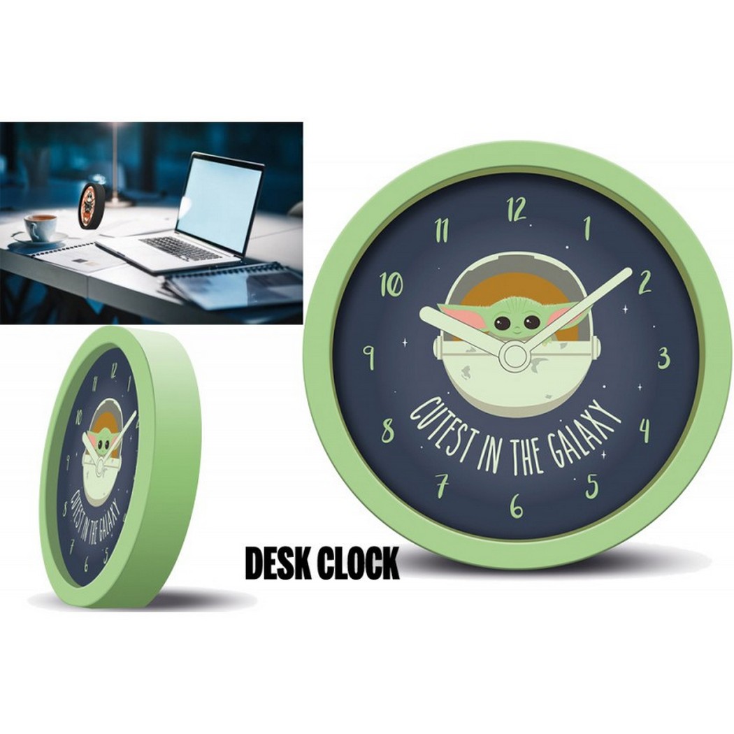 Reloj Sobremesa Despertador Star Wars Baby Yoda Grogu Mandalorian ...